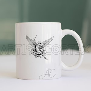 Archangel Michael SVG Bundle, Saint Michael PNG, Michael and Sword Clipart, Hand Drawn Michael ...