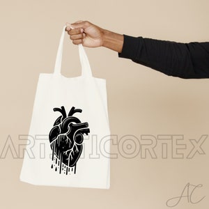 Bloody Heart SVG, Anatomical Heart PNG, Bleeding Heart Clipart, Hand ...