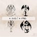 Succubus SVG Bundle, Devil Woman PNG , Female Demon Clipart, Hand Drawn ...
