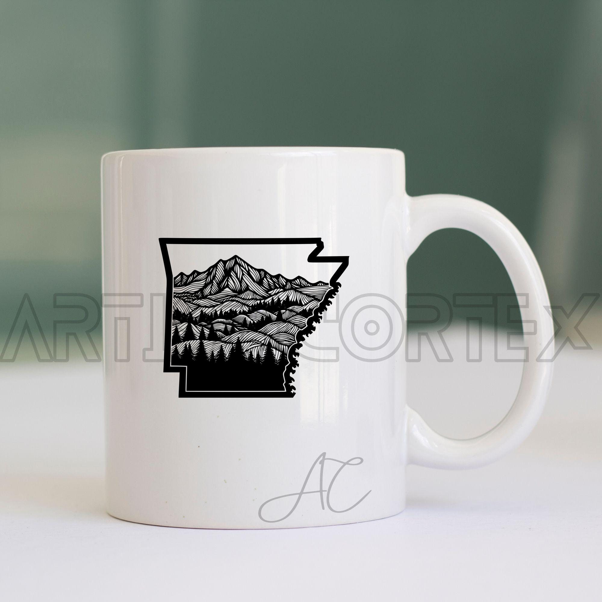 Arkansas SVG Bundle, Arkansas Map PNG ,arkansas Outline Clipart, Hand ...