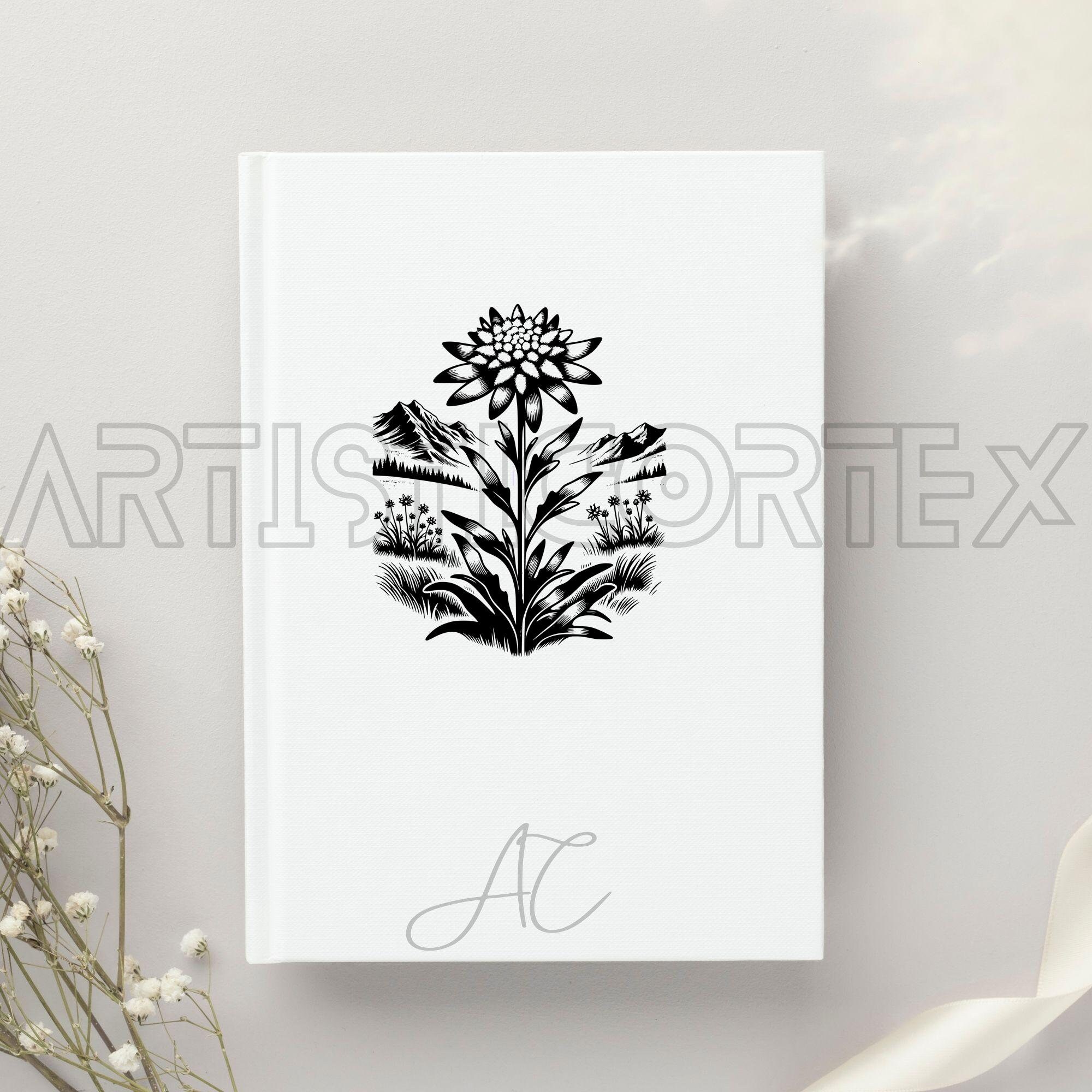 Edelweiss SVG Bundle, Edelweiss Flower PNG ,edelweiss Scene Clipart ...