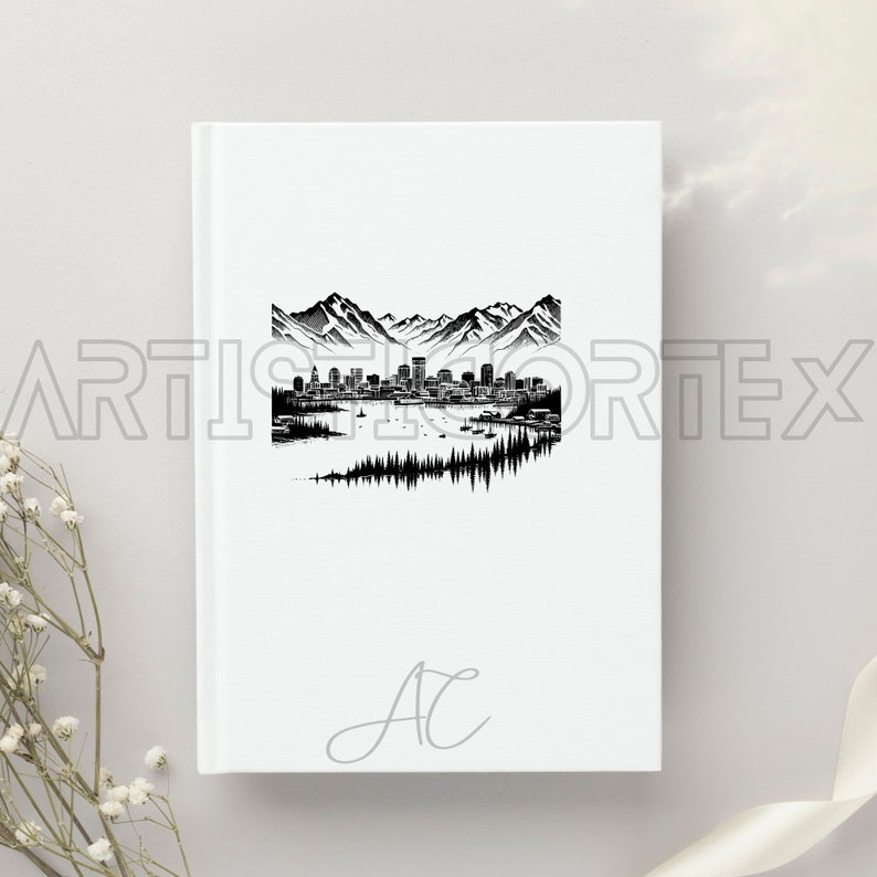 Juneau SVG Bundle, Alaska PNG, Juneau View Clipart, Hand Drawn Juneau ...