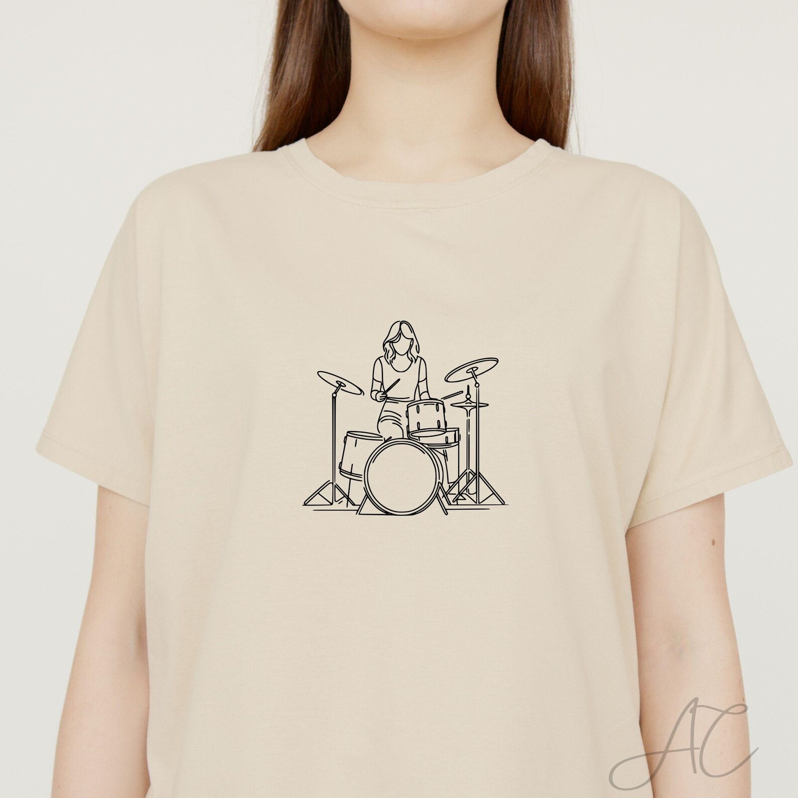 Delicate Drums SVG Bundle, Drum Set Line Art PNG, Floral Drums Clipart ...