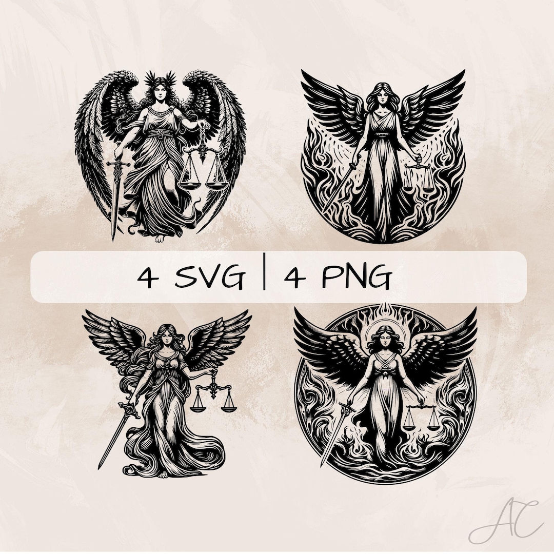 Nemesis SVG Bundle, Nemesis Goddess PNG , Greek Mythology Clipart, Hand ...