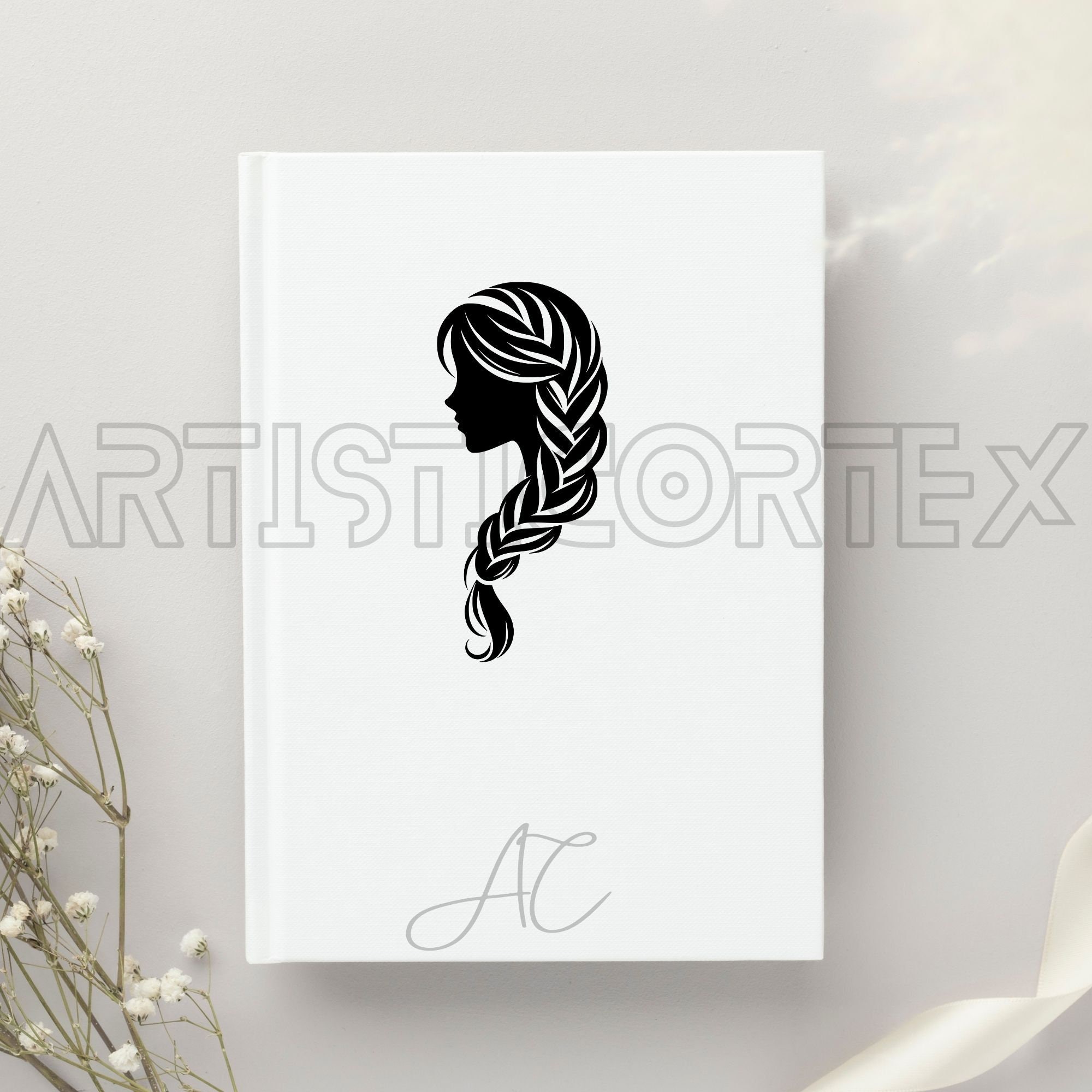 Braid SVG Bundle, Braid Hair PNG, Hair Braid Clipart, Hand Drawn Braid ...