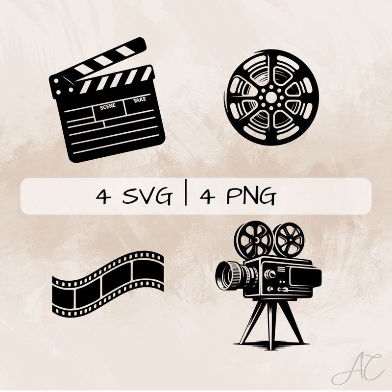 Filmstrip Svg - Etsy
