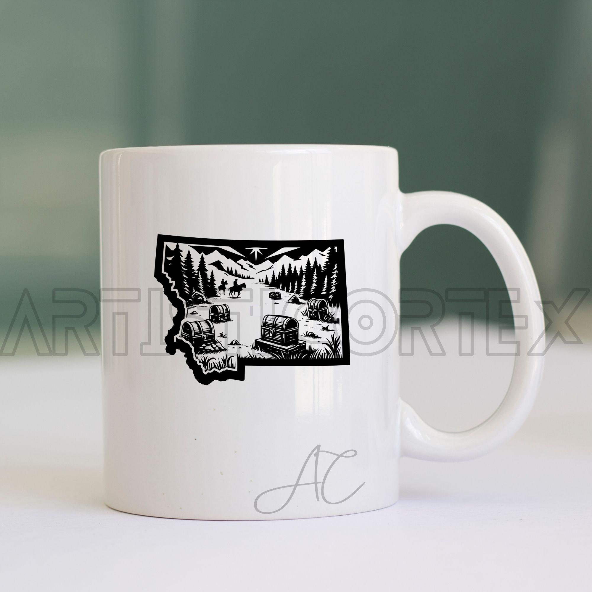 Montana SVG Bundle, Montana Outline PNG , Montana Map Clipart, Hand ...