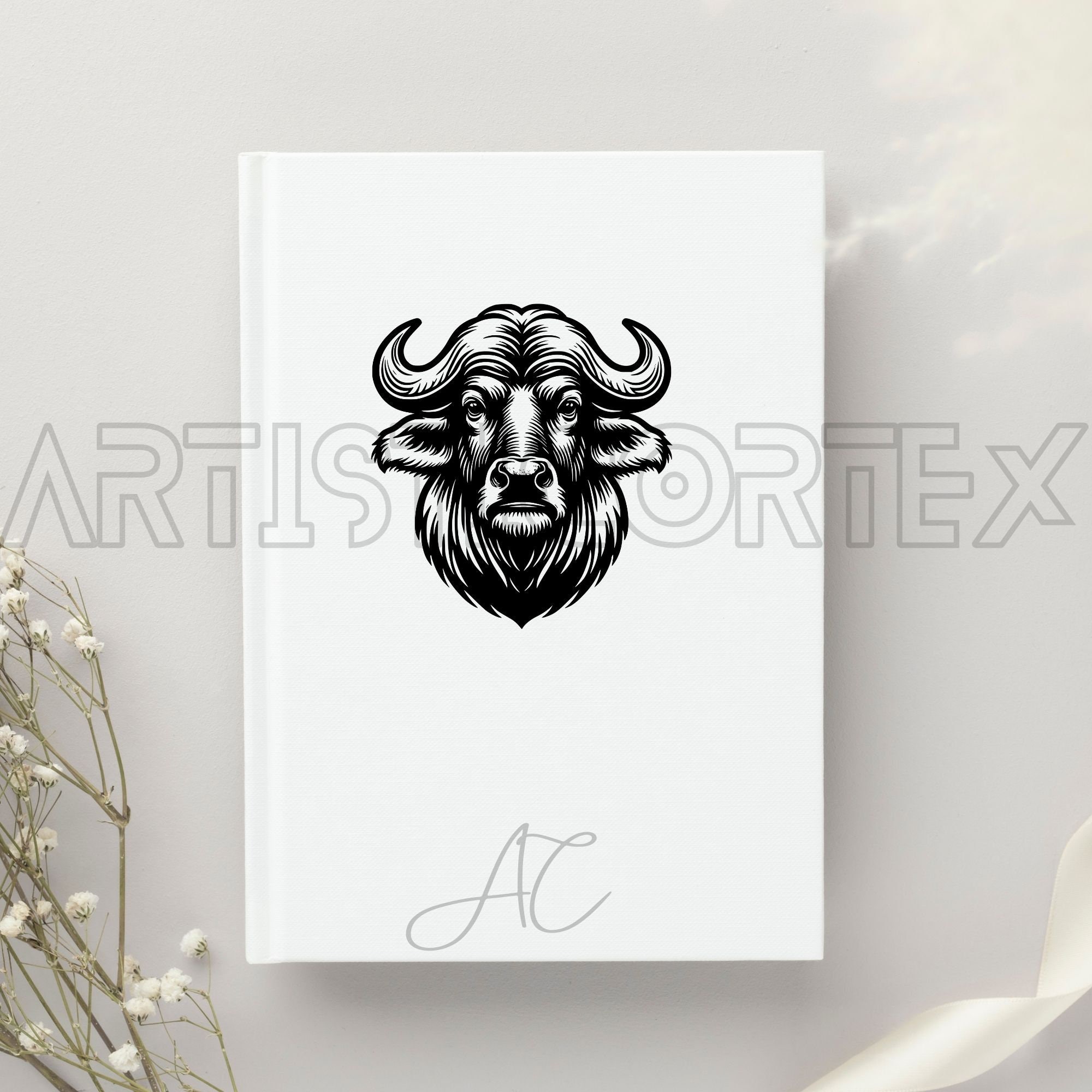 Buffalo SVG Bundle, Buffalo Face PNG, Buffalo in Snow Clipart, Hand ...