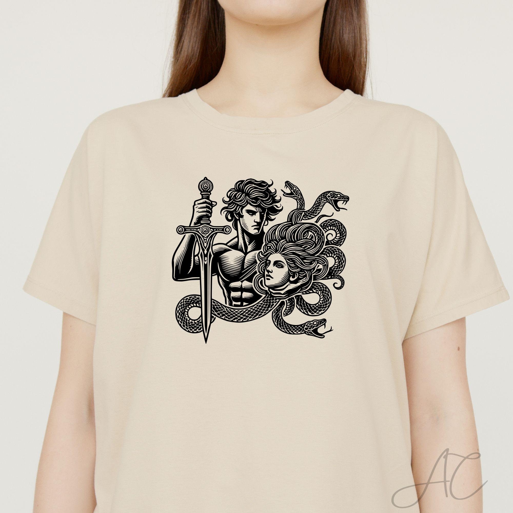 Perseus SVG Bundle, Perseus and Medusa PNG ,greek Myhtology Clipart ...