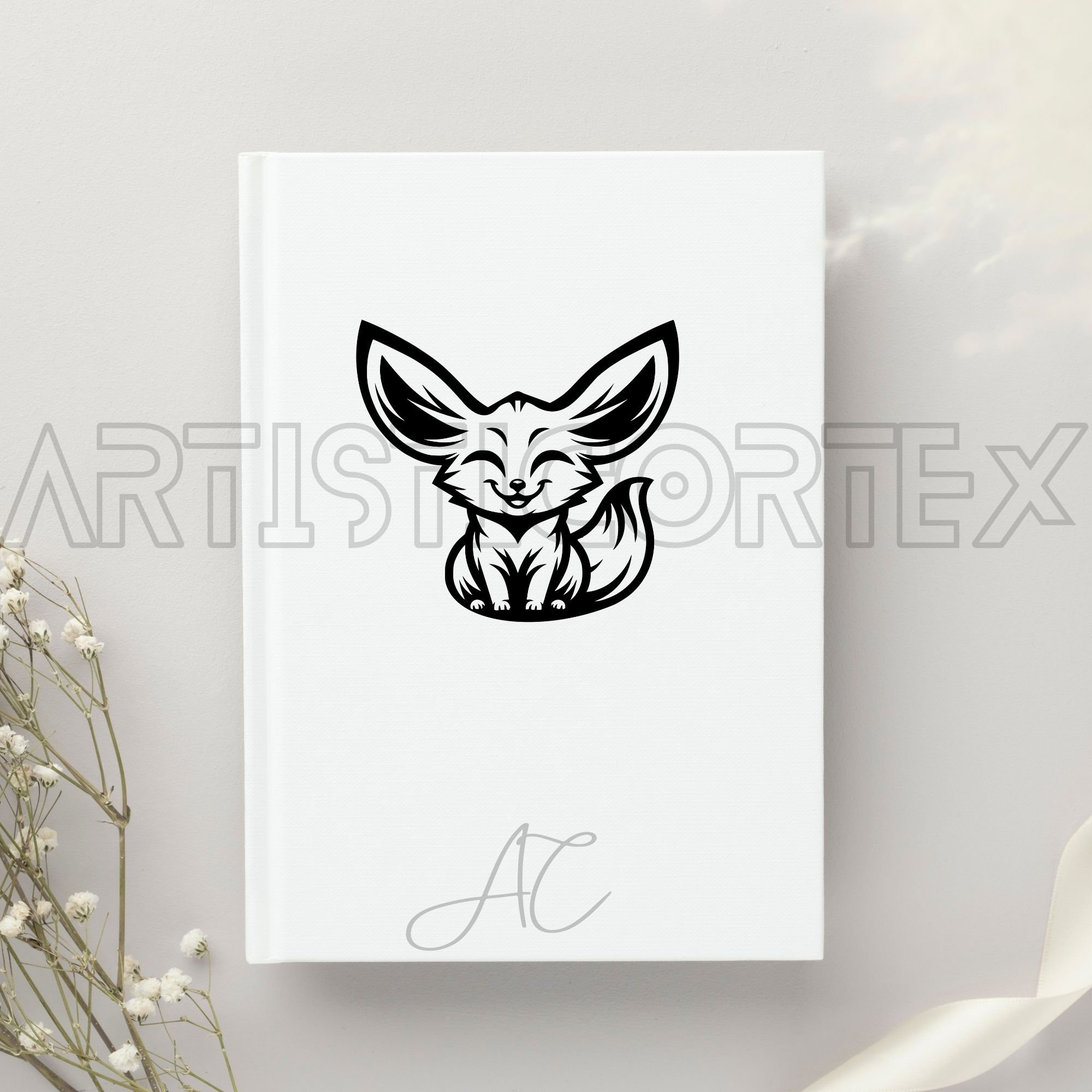 Fennec Fox SVG Bundle, Fox PNG, Cute Fennec Fox Clipart, Hand Drawn ...