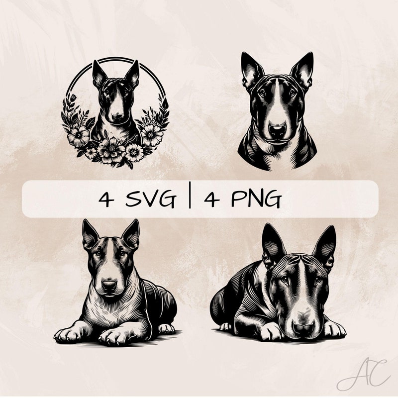 Bull Terrier Design - Etsy