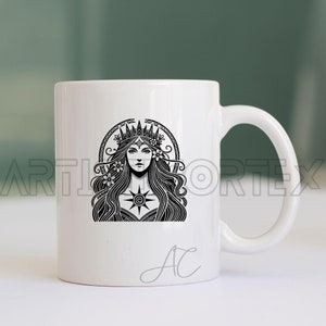 Aine SVG Bundle, Aine Goddess PNG , Irish Mythology Clipart, Hand Drawn ...