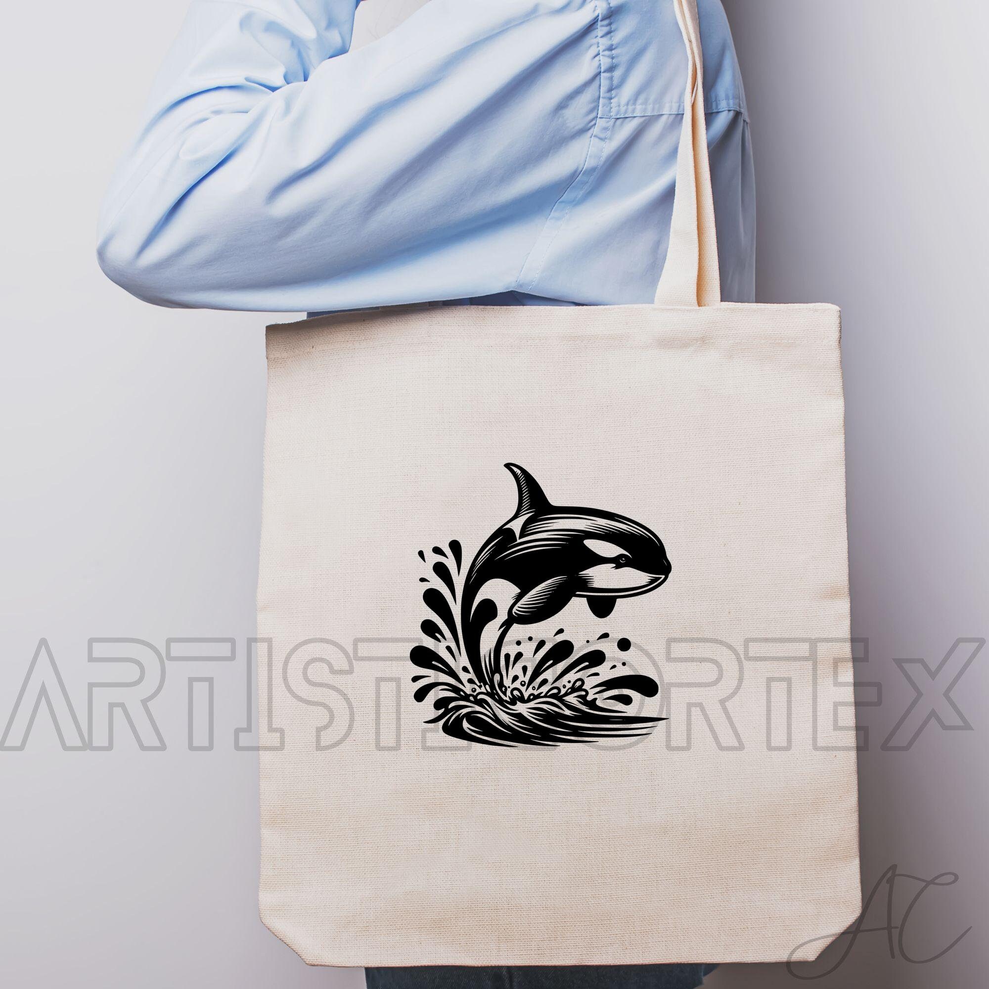 Orca SVG Bundle, Orca Whale PNG , Whale Clipart, Hand Drawn Orca ...