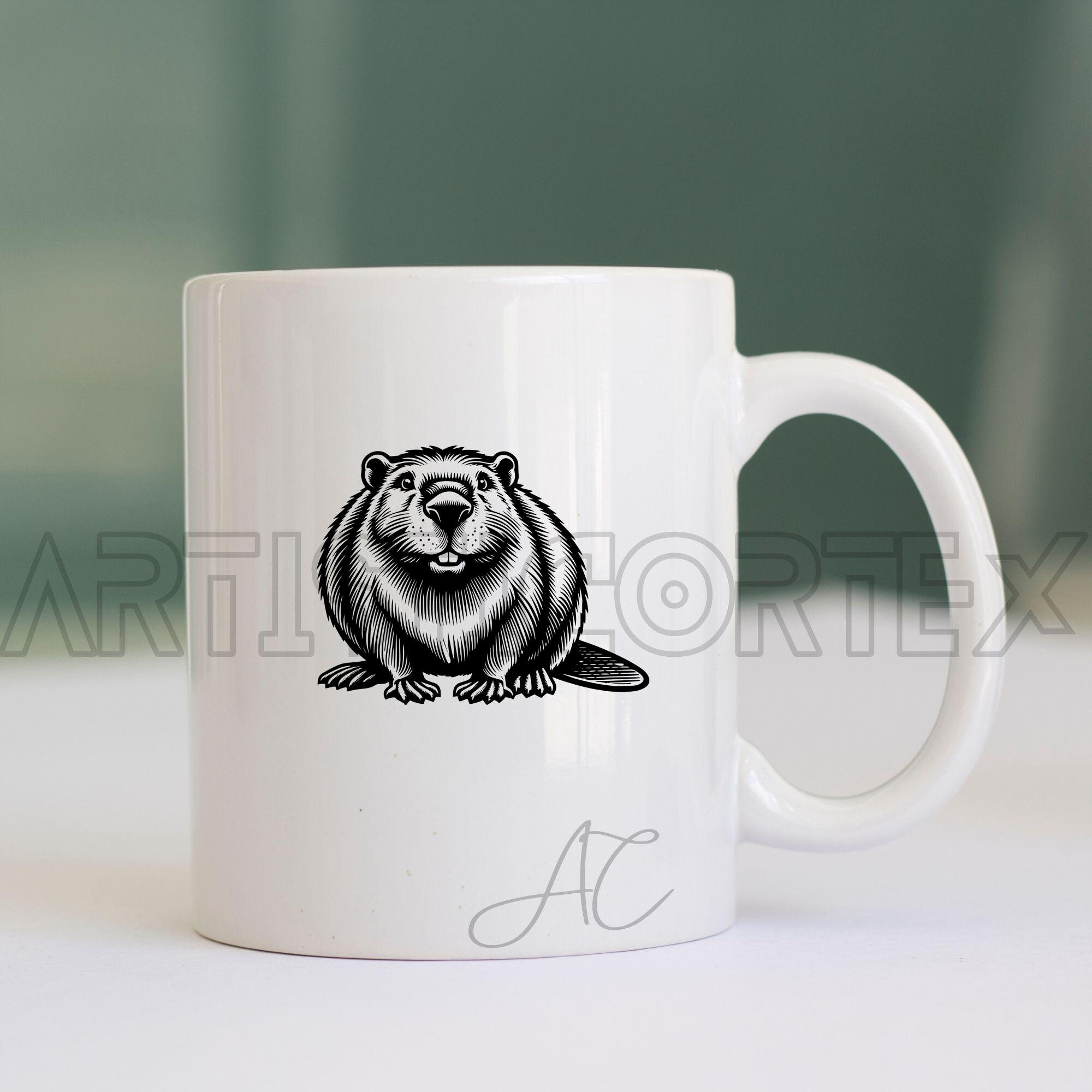 Beaver SVG Bundle, Beaver and Tree PNG , Beaver Face Clipart, Hand ...