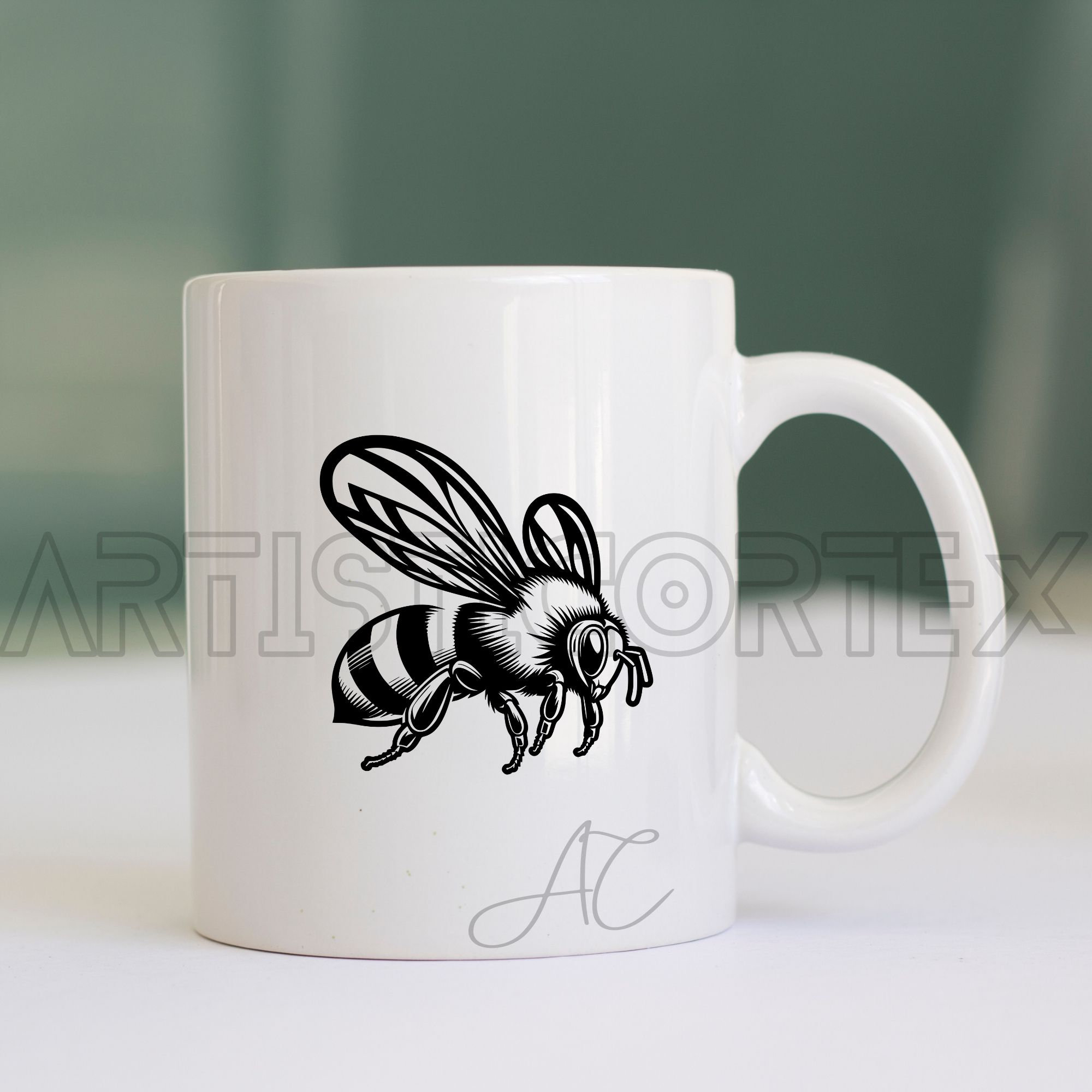 Bumblebee SVG Bundle, Bee PNG, Bumblebee and Flowers Clipart, Hand ...