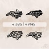 Kentucky SVG Bundle, Kentucky Map PNG ,kentucky Outline Clipart, Hand ...