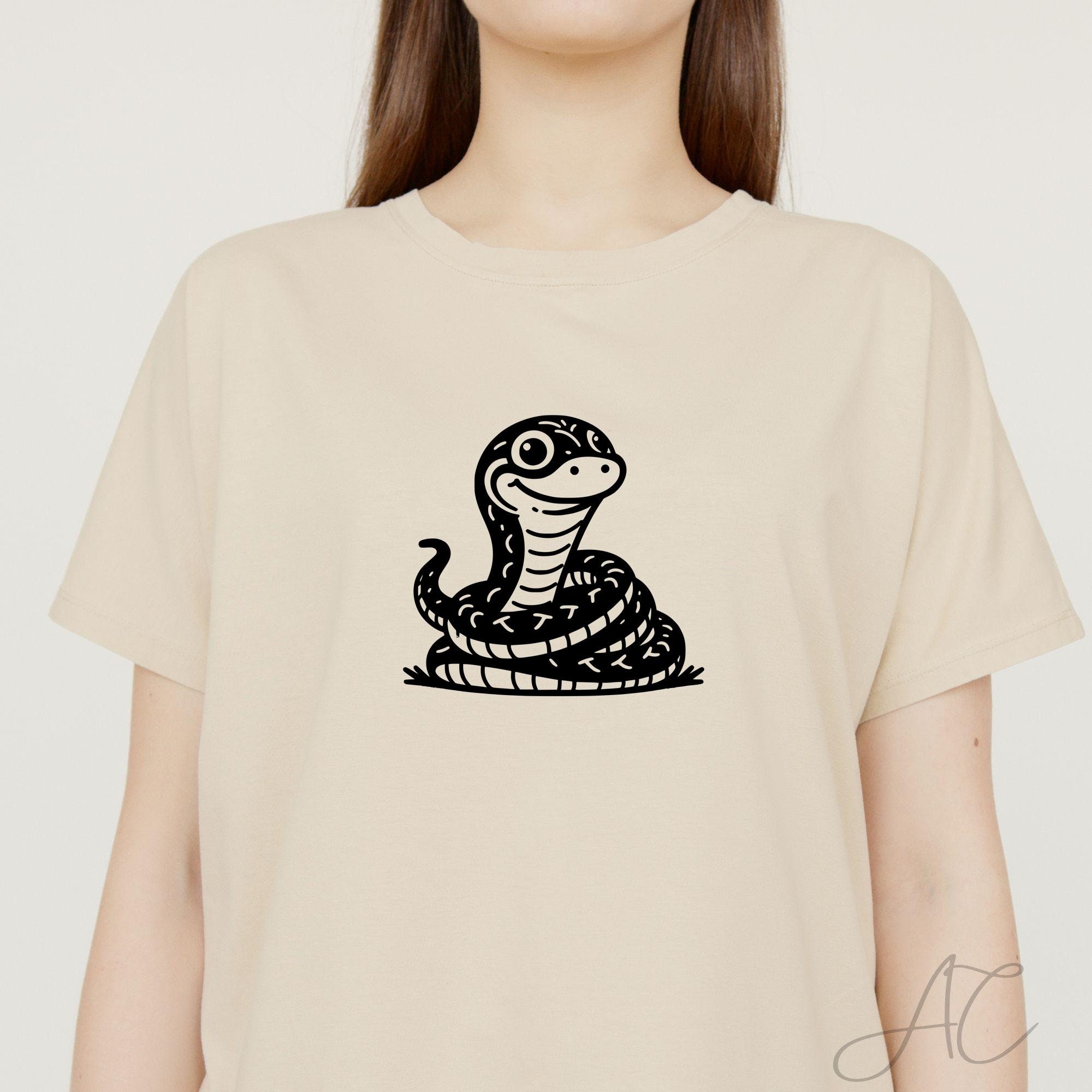 Snake SVG Bundle, Smiling Snake PNG , Funny Snake Clipart, Hand Drawn ...