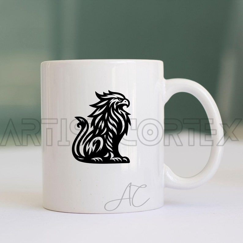 Griffin SVG Bundle, Griffin Logo PNG ,griffin Face Clipart, Hand Drawn ...