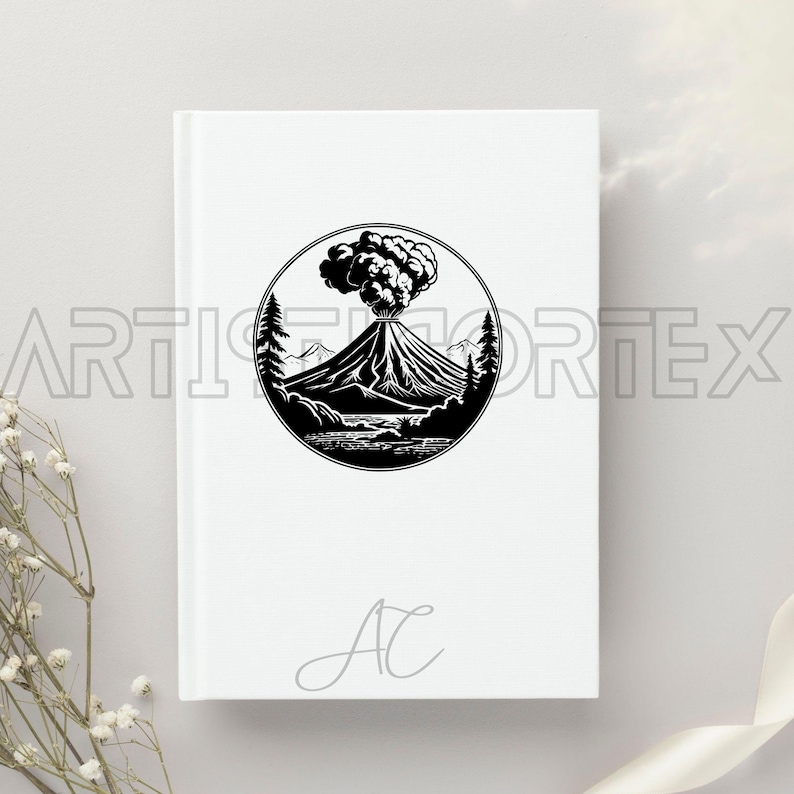 Volcano SVG Bundle, Volcano Eruption PNG ,volcano Scene Clipart, Hand ...