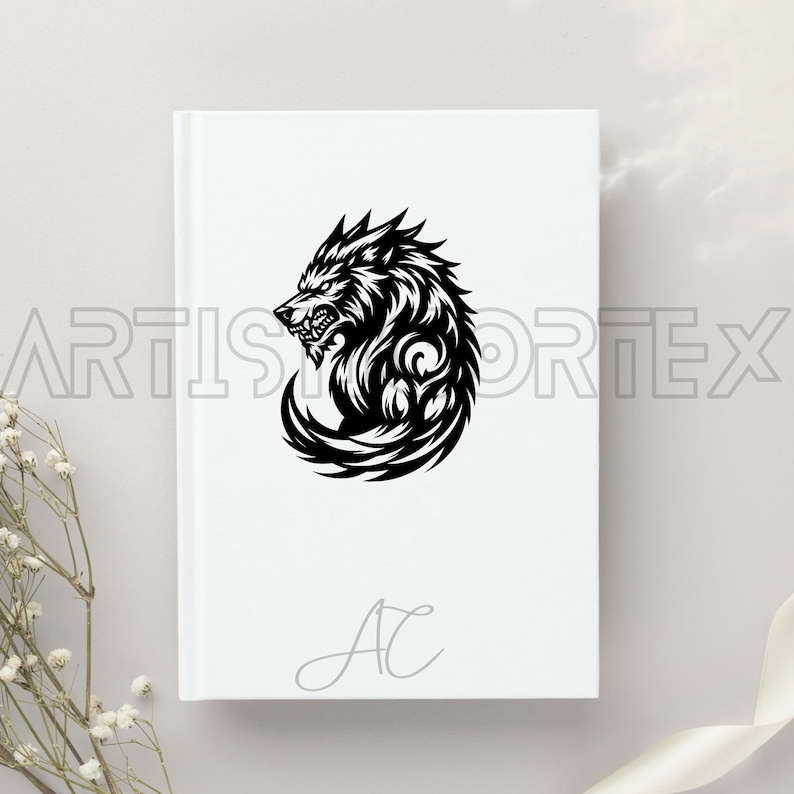 Fenrir SVG Bundle, Wolf PNG, Norse Mythology Clipart, Hand Drawn Fenrir ...