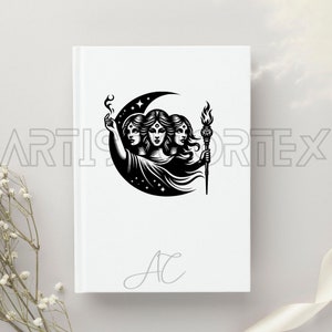 Hecate SVG Bundle, Hecate Goddess PNG , Greek Mythology Clipart, Hand ...