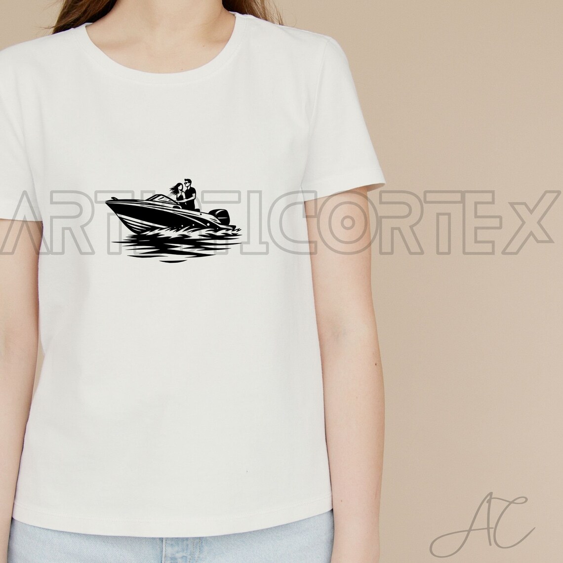 Motorboat SVG Bundle, Speedboat PNG, Motorboat and Sunset Clipart, Hand ...