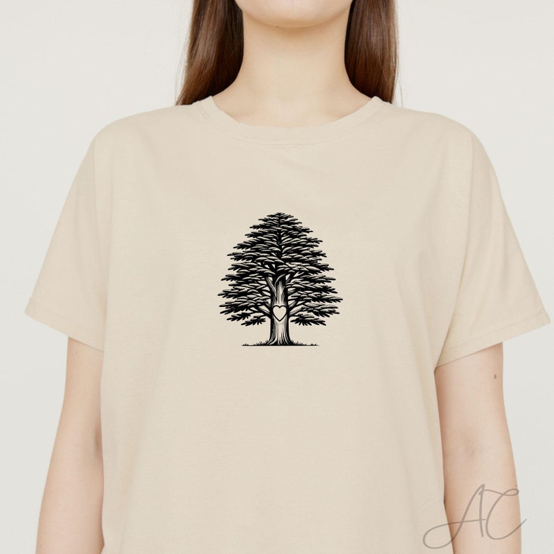 Cedar Tree SVG Bundle, Cedar Tree in Forest PNG ,cedar Tree With Heart ...