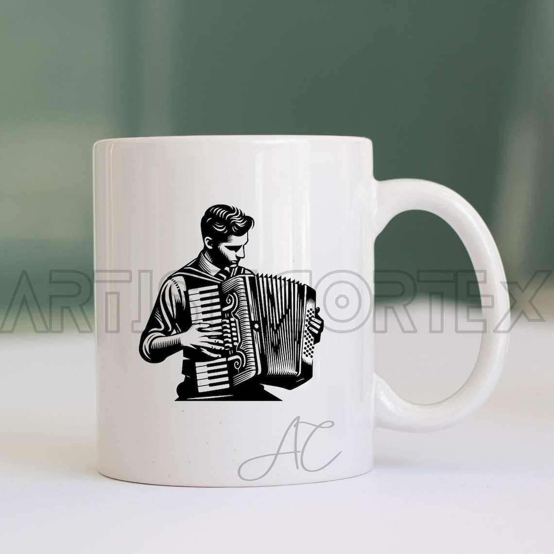 Accordion SVG Bundle, Floral Accordion PNG, Accordion Player Clipart ...