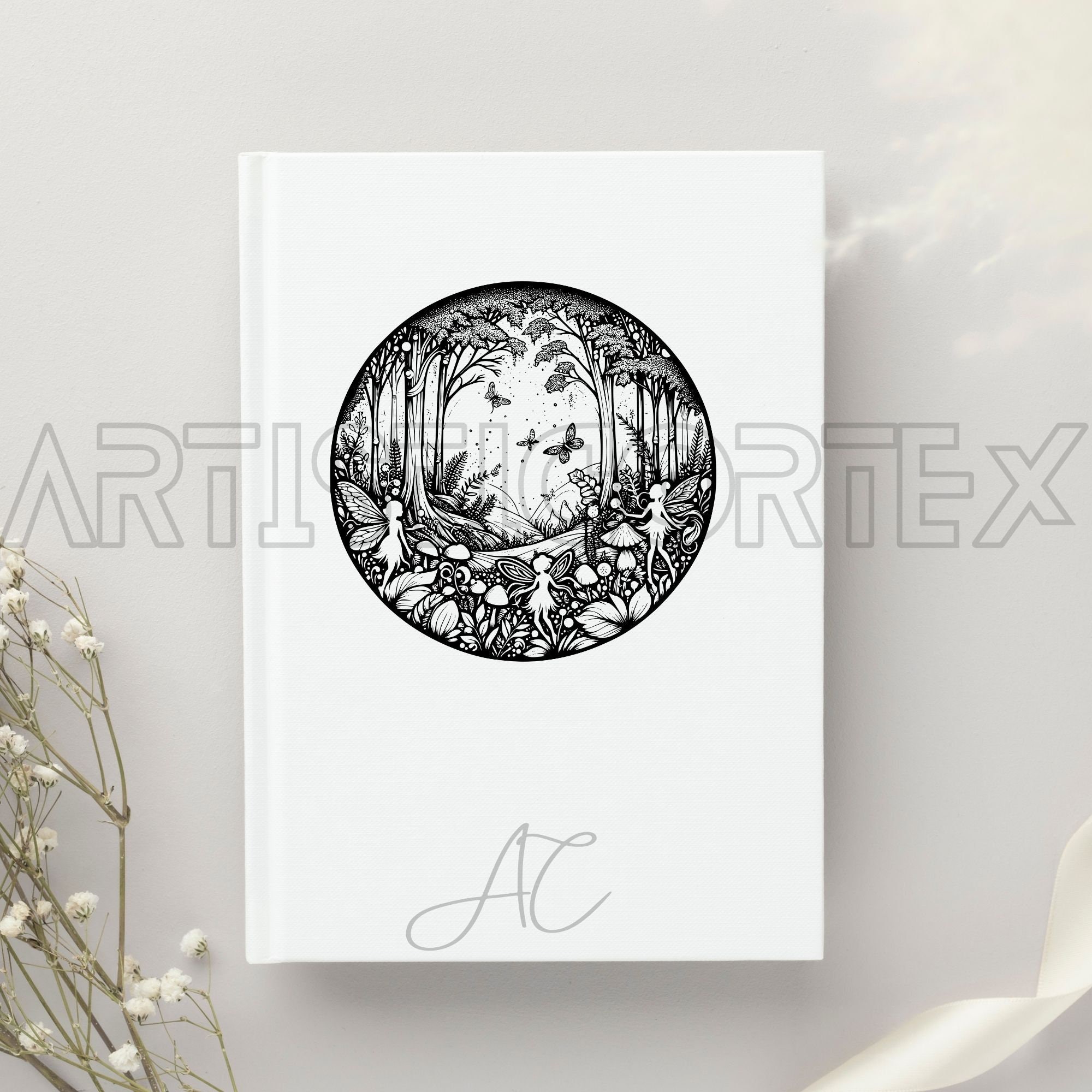 Magic Forest SVG Bundle, Forest Scene PNG, Forest and Unicorn Clipart ...