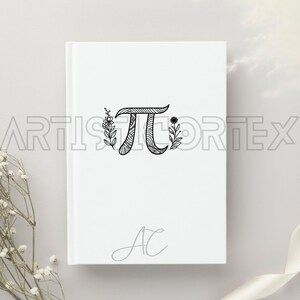 Delicate Pi Symbol SVG Bundle, Pi Line Art PNG, Pi and Cat Clipart ...