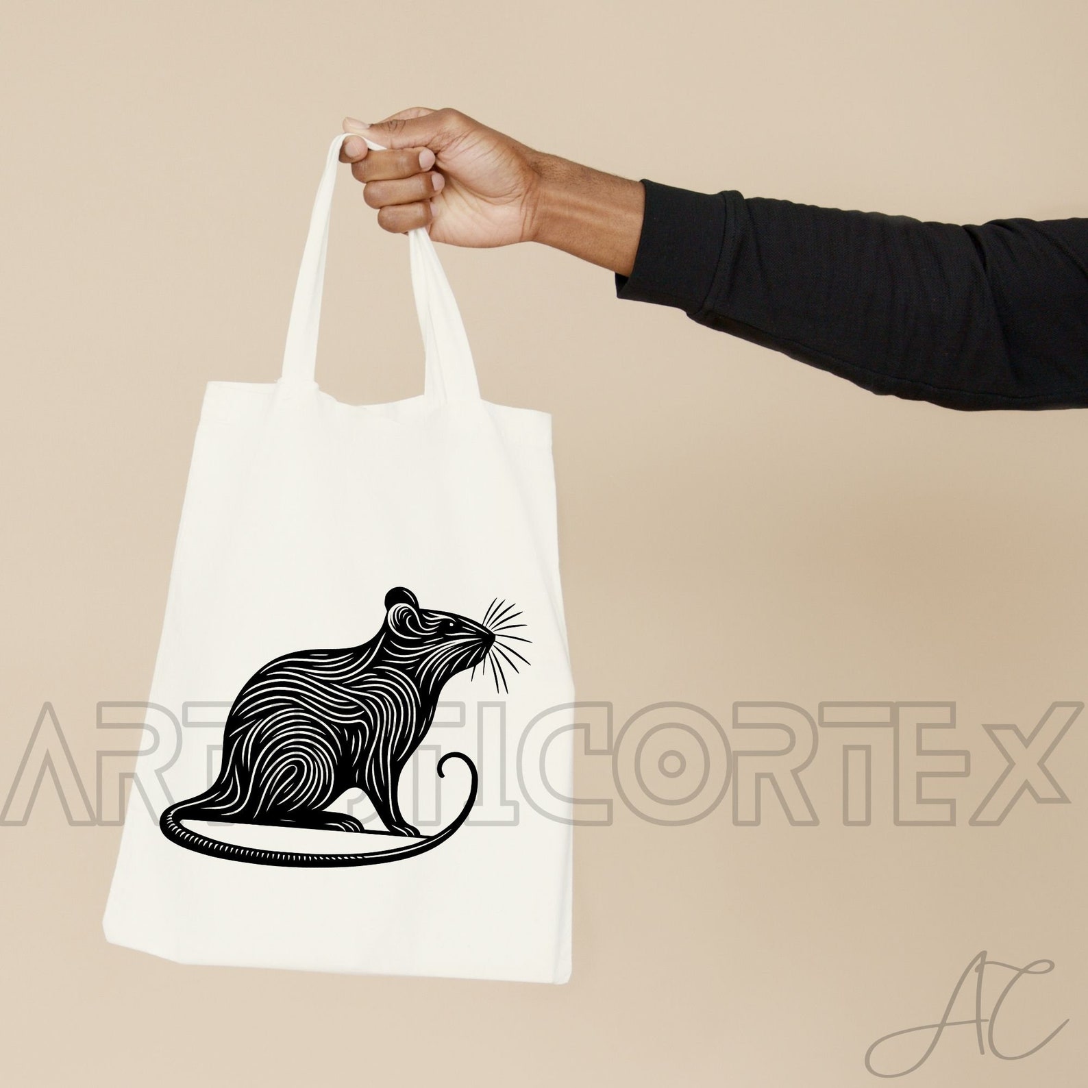 Rat SVG Bundle, Floral Rat PNG, Rat Clipart, Hand Drawn Rat Pictures ...