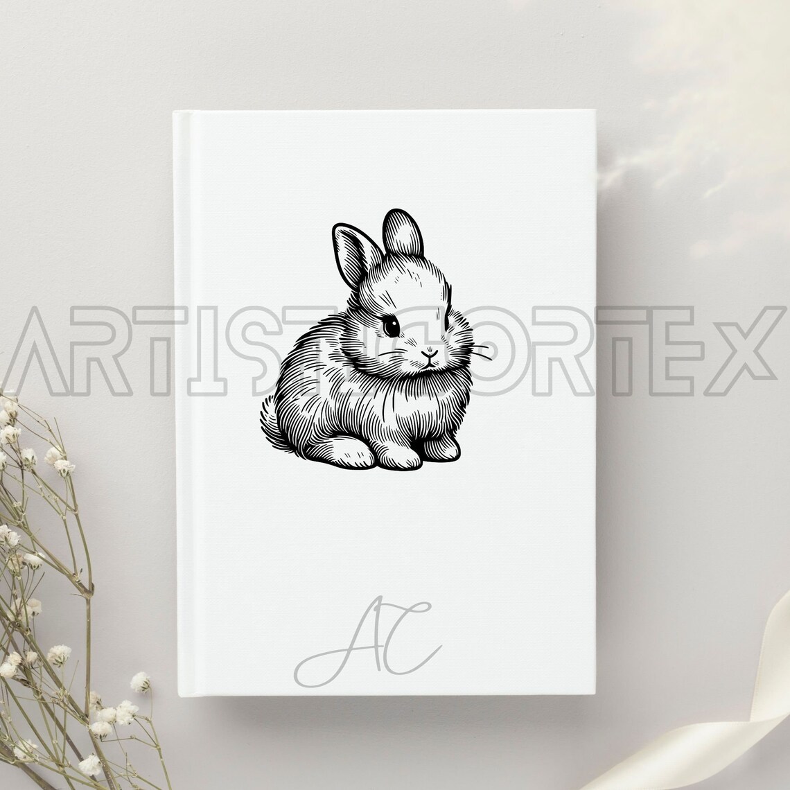 Bunny SVG Bundle, Easter Bunny PNG, Rabbit Clipart, Hand Drawn Bunny ...