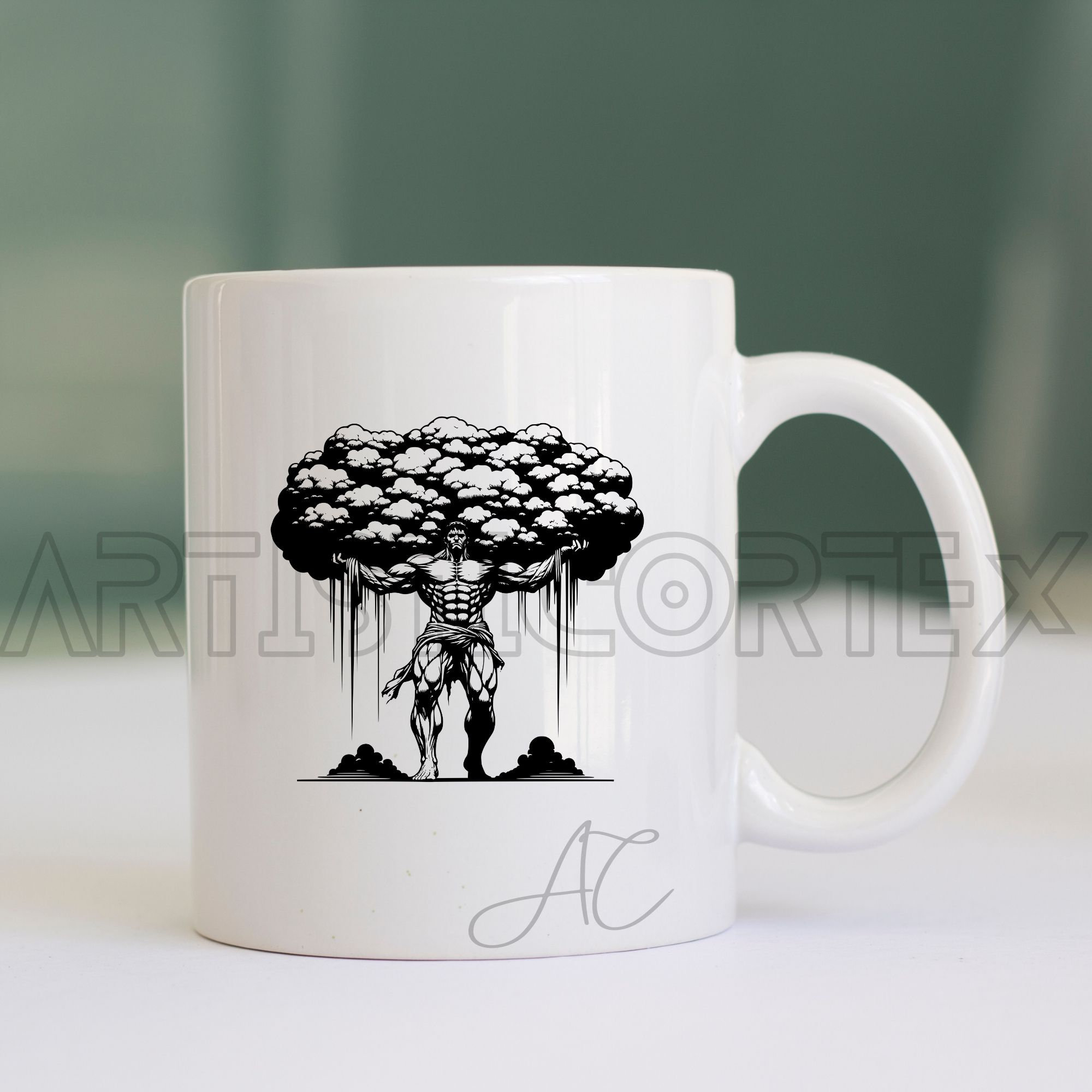 Atlas SVG Bundle, Atlas Holding the World PNG, Atlas and Sky Clipart ...