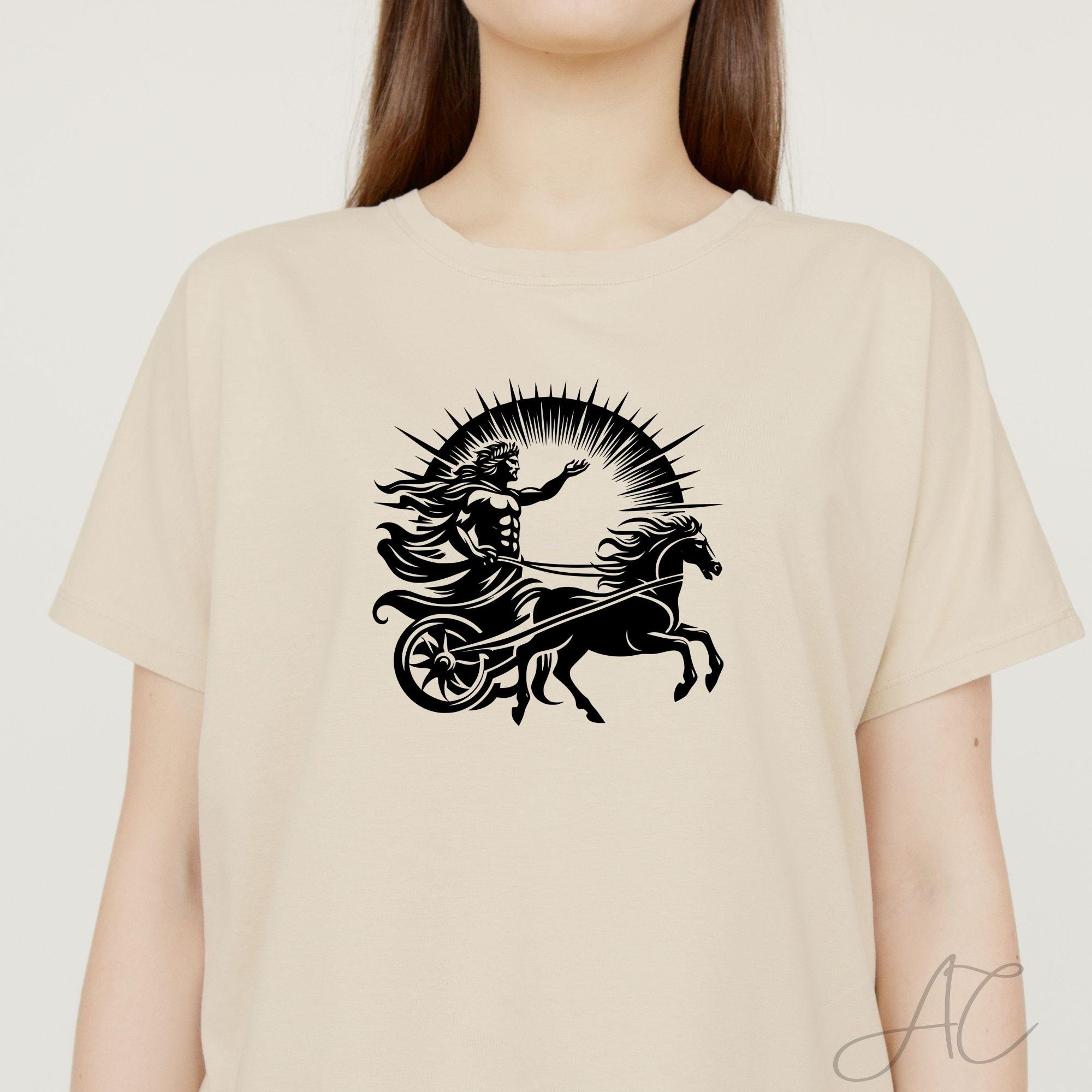 Helios SVG Bundle, God of the Sun PNG , Greek Mythology Clipart, Hand ...