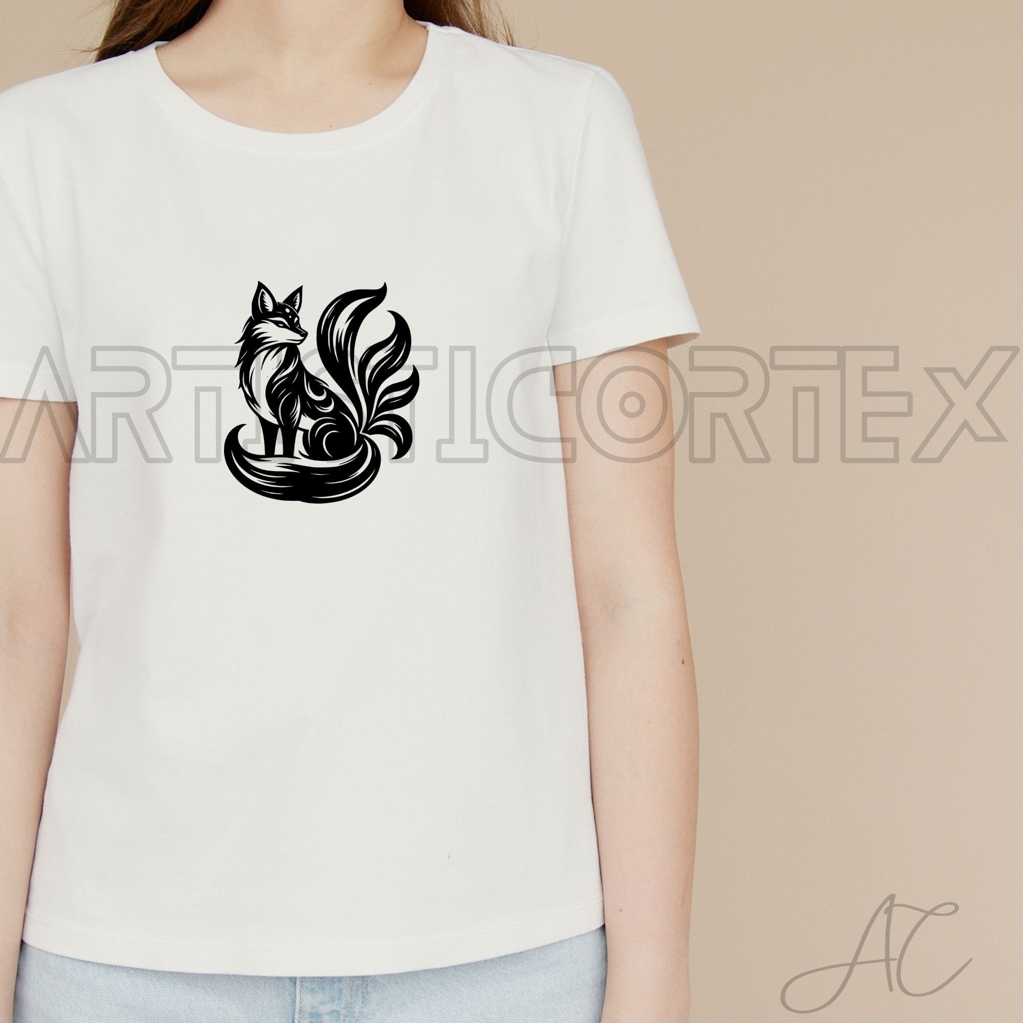 Kitsune SVG Bundle, Magic Fox PNG, Cute Kitsune Clipart, Hand Drawn ...