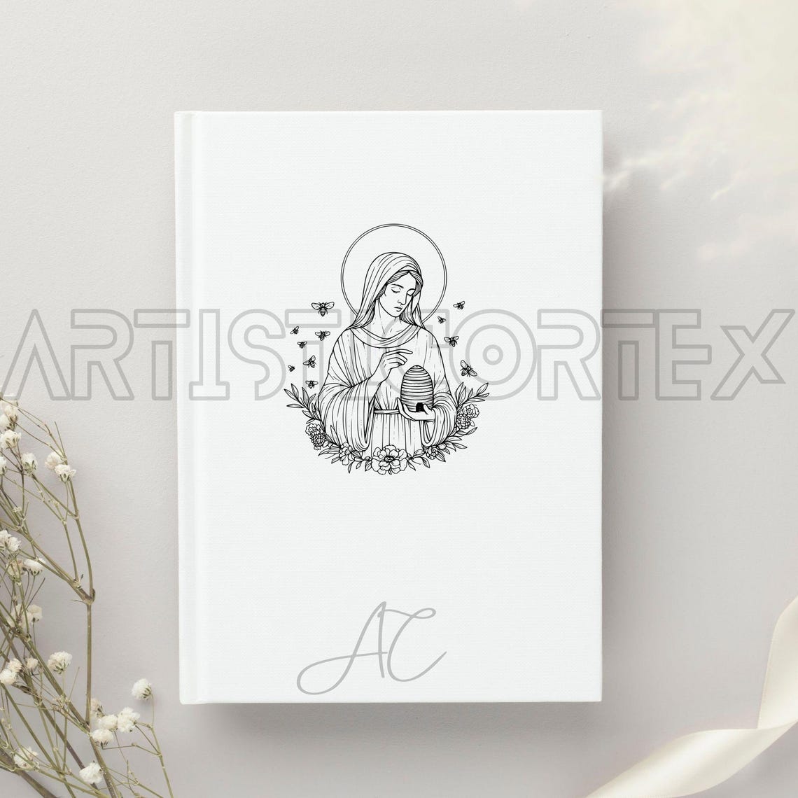 Saint Abigail SVG Bundle, St Abigail and Bees PNG, St Abigail With ...