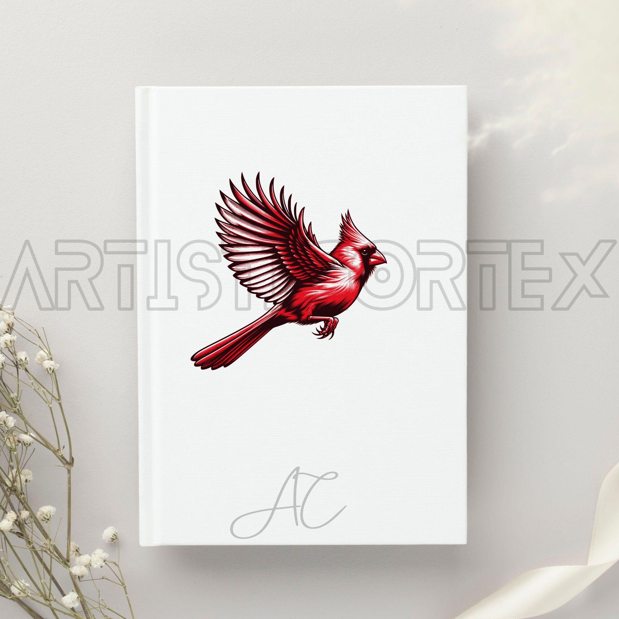 Northern Cardinal SVG Bundle, Red Cardinal PNG, Cardinal Layered ...