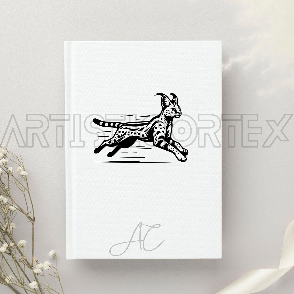 Serval SVG Bundle, Serval in Nature PNG ,serval Running Clipart, Hand ...
