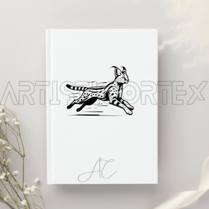 Serval SVG Bundle, Serval in Nature PNG ,serval Running Clipart, Hand ...