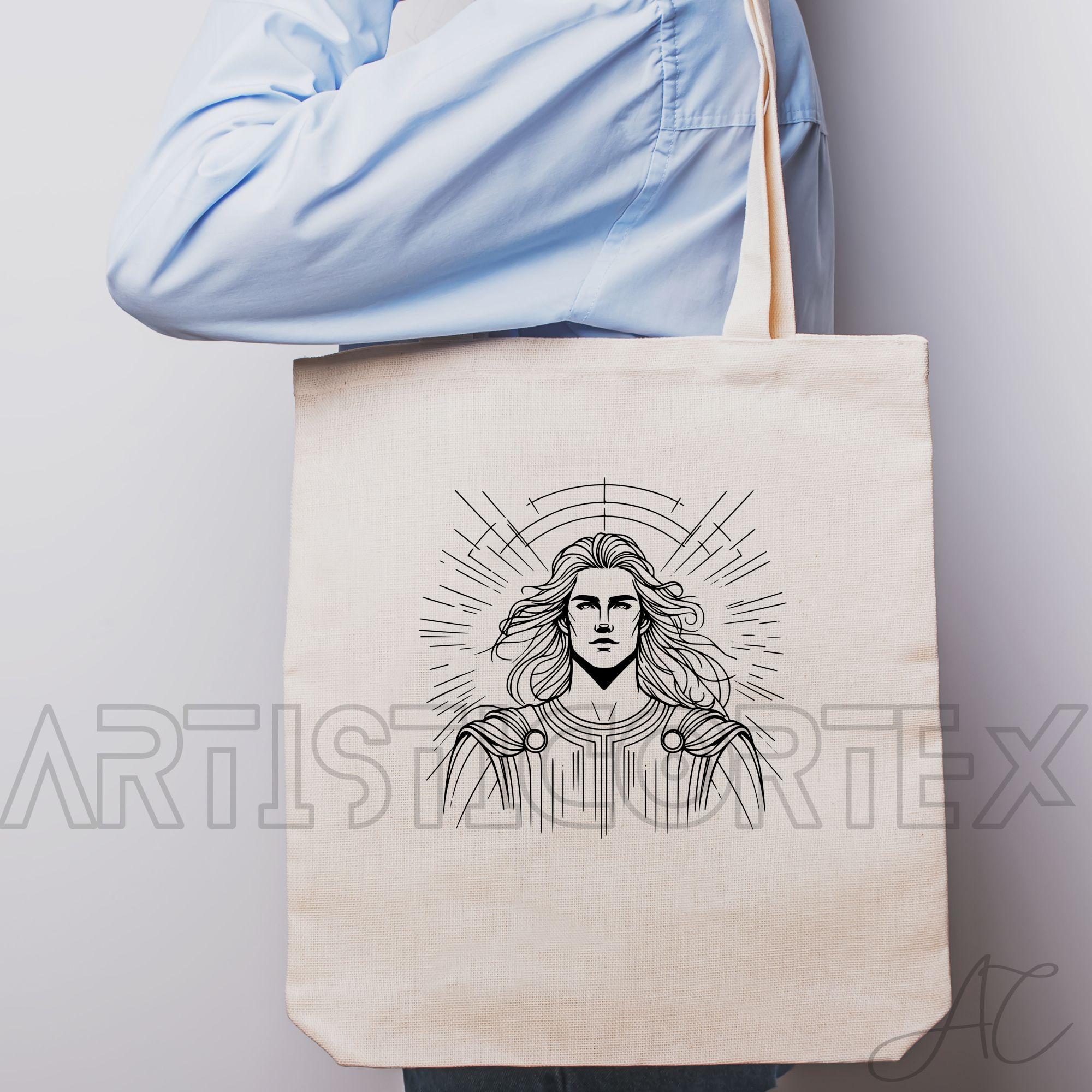 Baldr SVG Bundle, Baldur PNG , God of Light Clipart, Hand Drawn Baldur ...