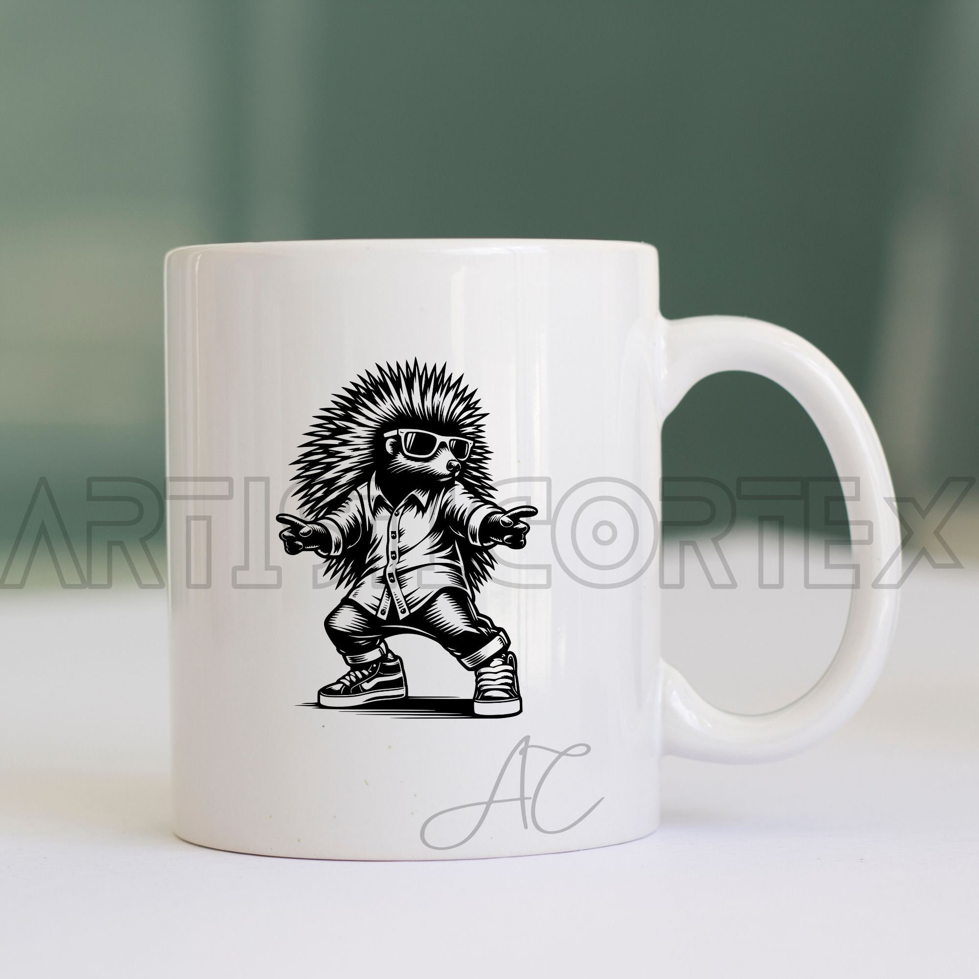 Porcupine SVG Bundle, Cool Porcupine PNG, Funny Porcupine Clipart, Hand ...