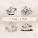 Yosemite Half Dome SVG Bundle, Yosemite PNG , Mountain Clipart, Hand ...
