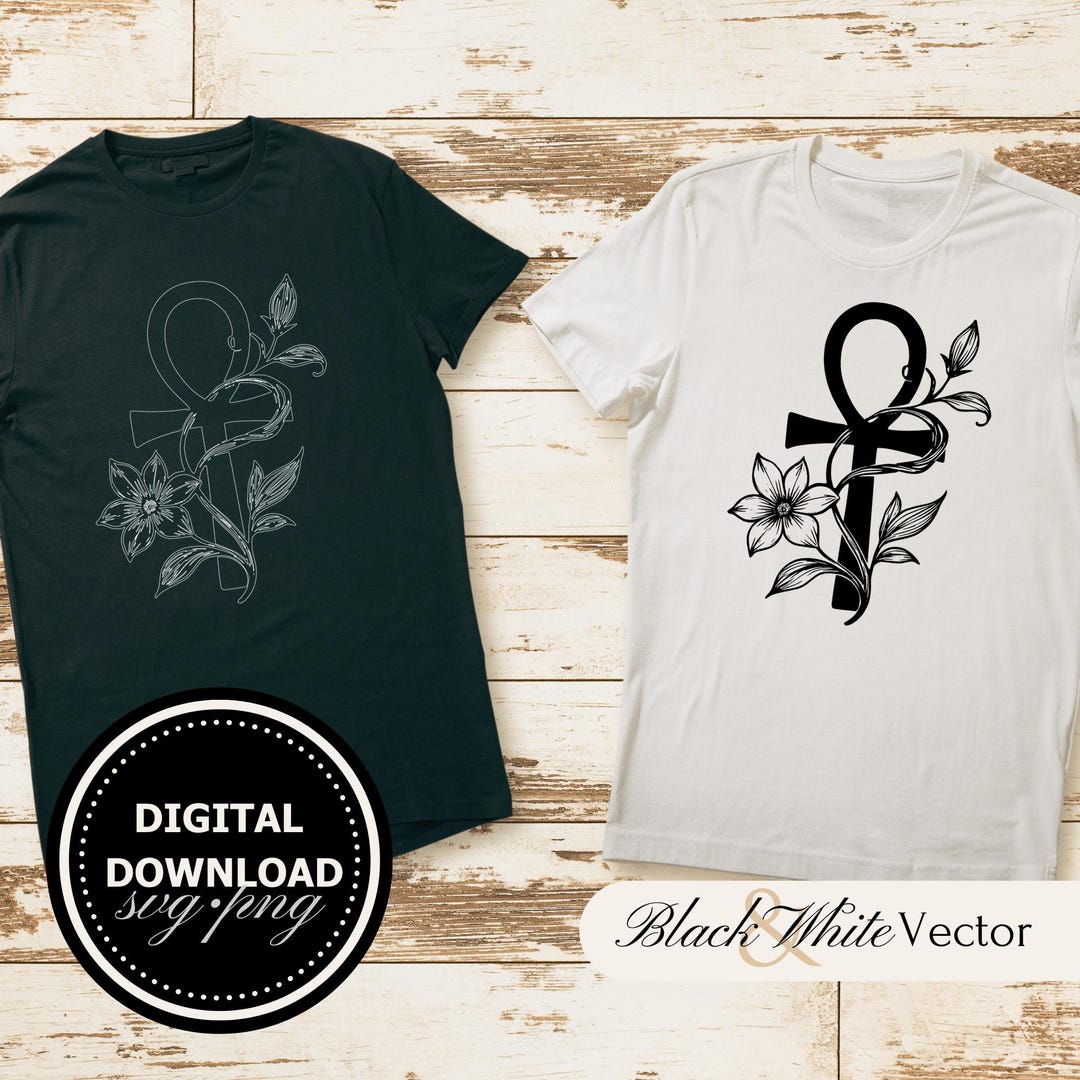 Ankh SVG Bundle, Ankh Symbol PNG, Egyptian Symbol Clipart, Hand Drawn ...