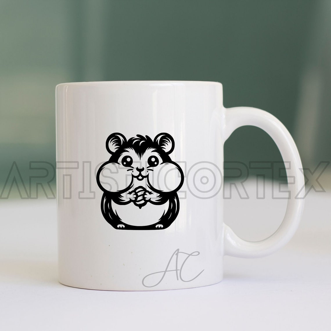 Hamster SVG Bundle, Cute Hamster PNG, Hamster on Wheel Clipart, Hand ...