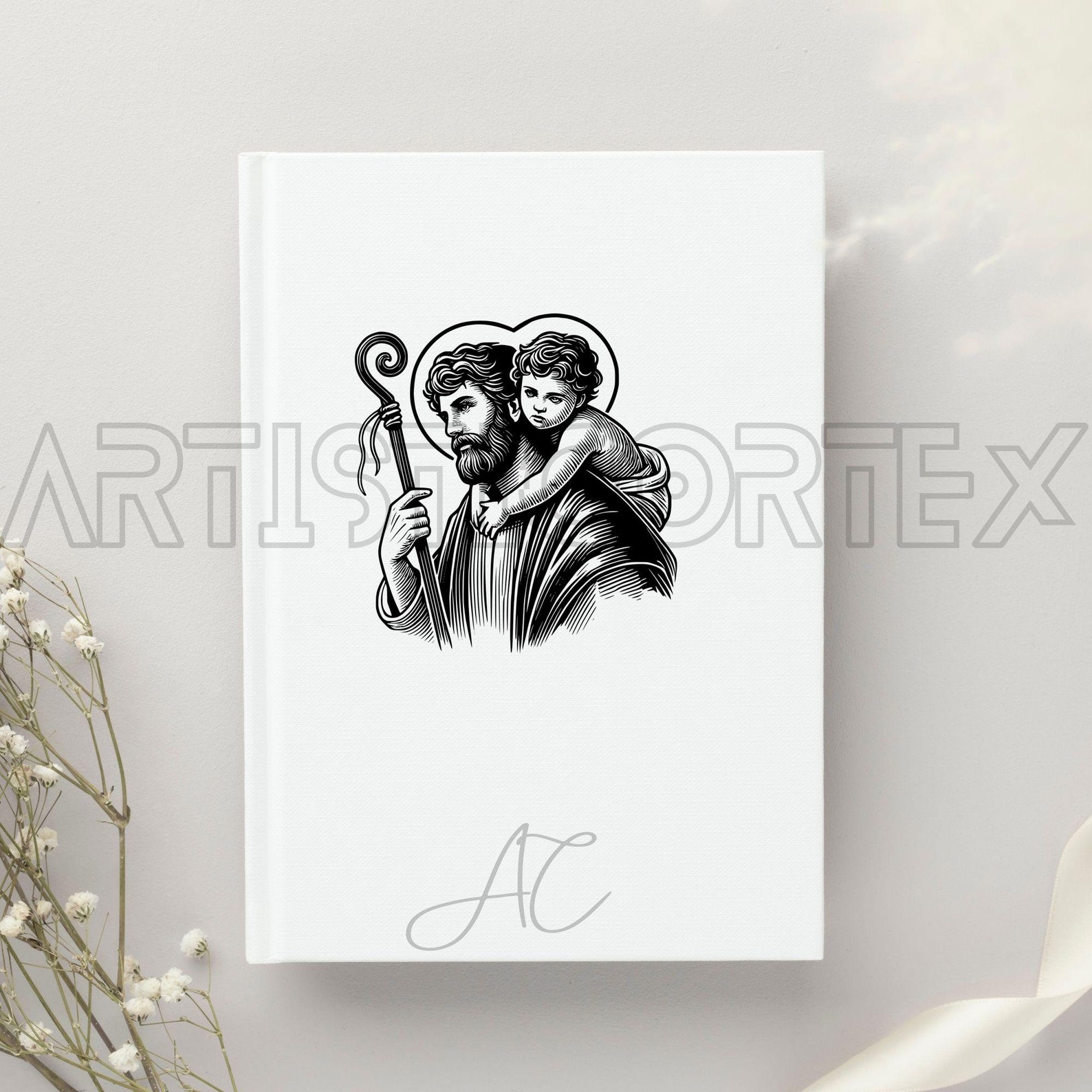 Saint Christopher SVG Bundle, Saint Christopher PNG, Saint Christopher ...