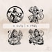 Hanuman SVG Bundle, Hanuman Deity PNG , Hindu Hanuman Clipart, Hand ...
