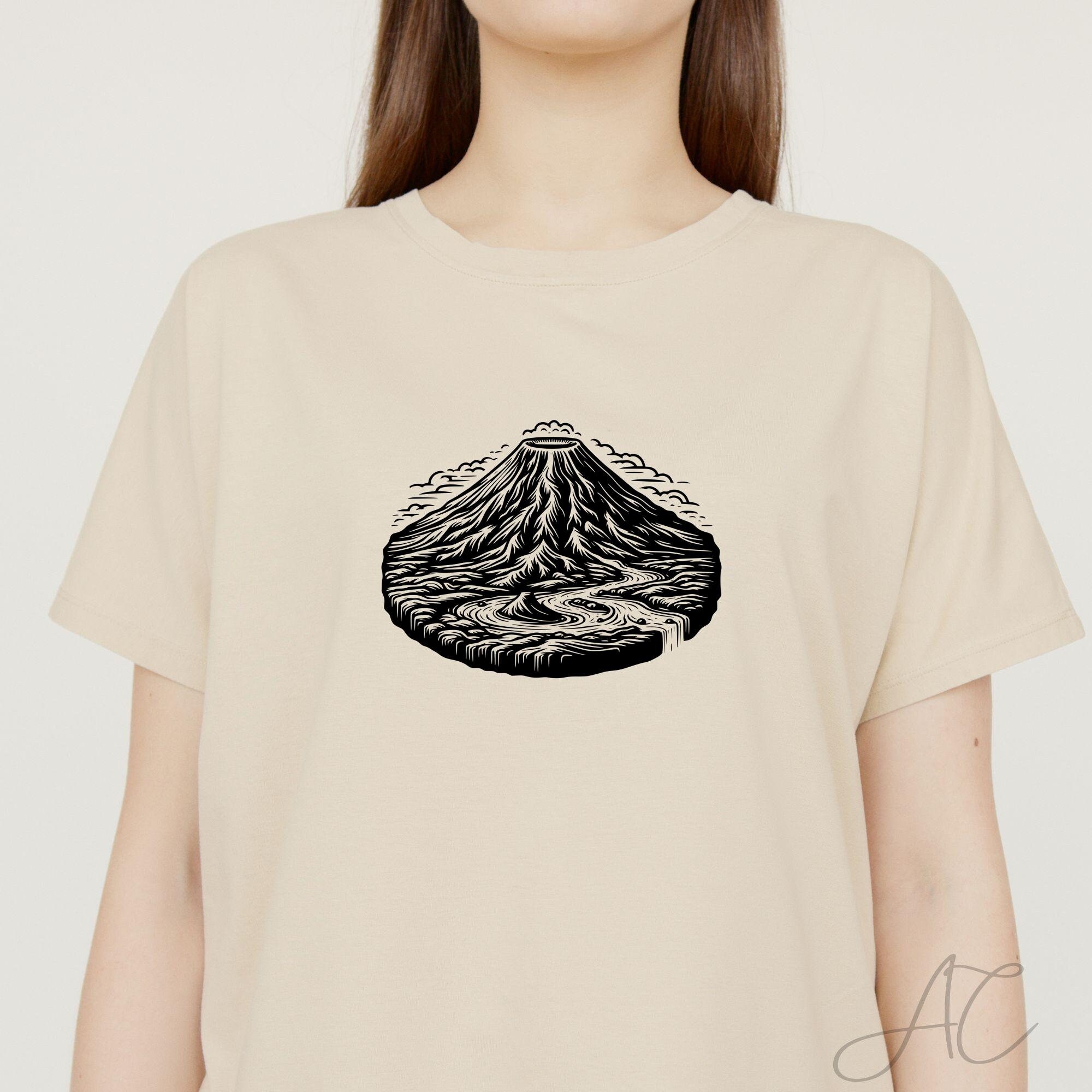 Volcano SVG Bundle, Volcano Scene PNG ,volcano Eruption Clipart, Hand ...