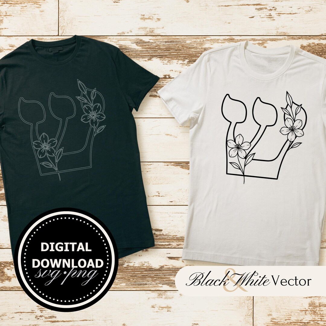 Shin SVG Bundle, Hebrew Letter PNG, Hebrew Initial Clipart, Hand Drawn ...