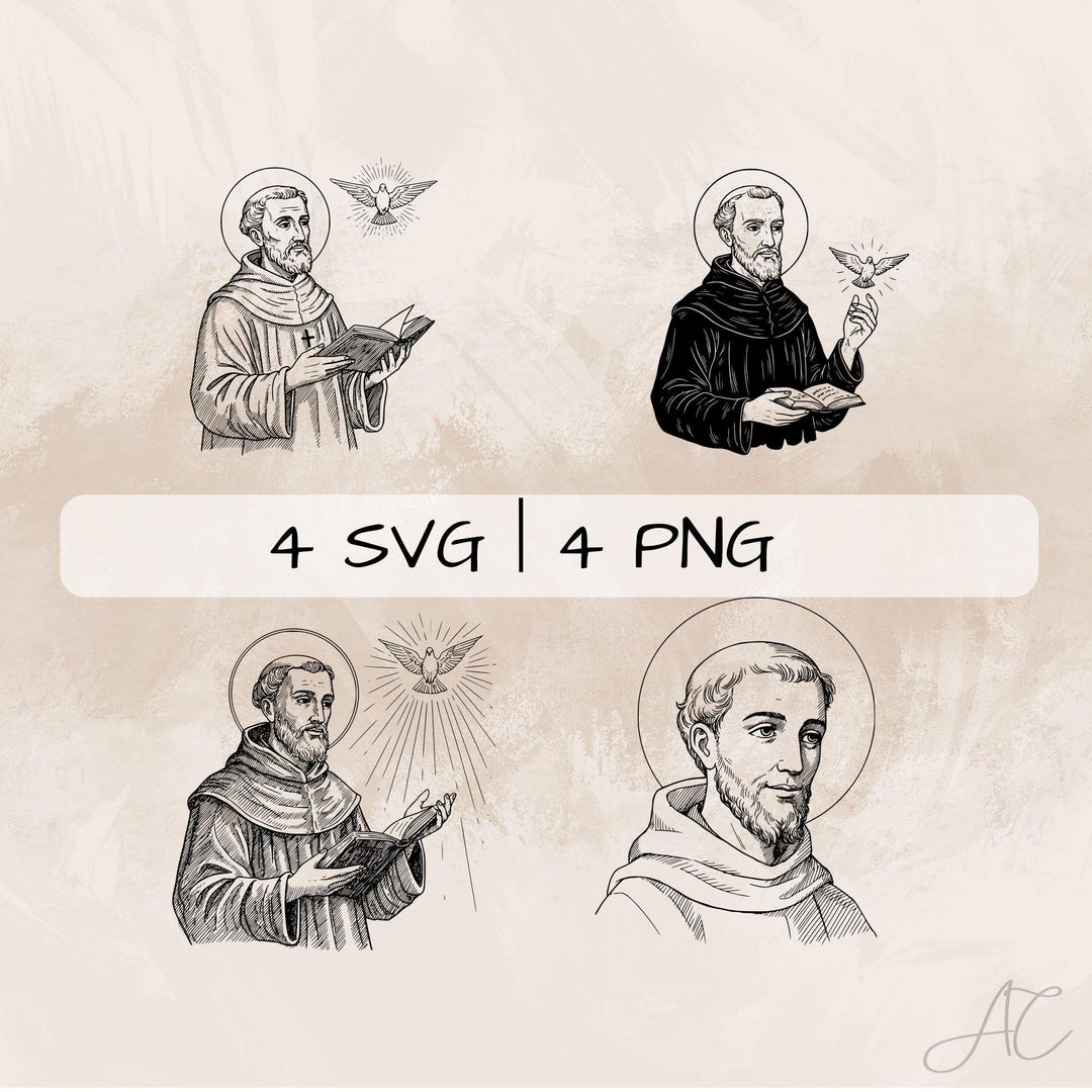 Saint John of the Cross SVG Bundle, Saint John PNG ,st John Clipart ...