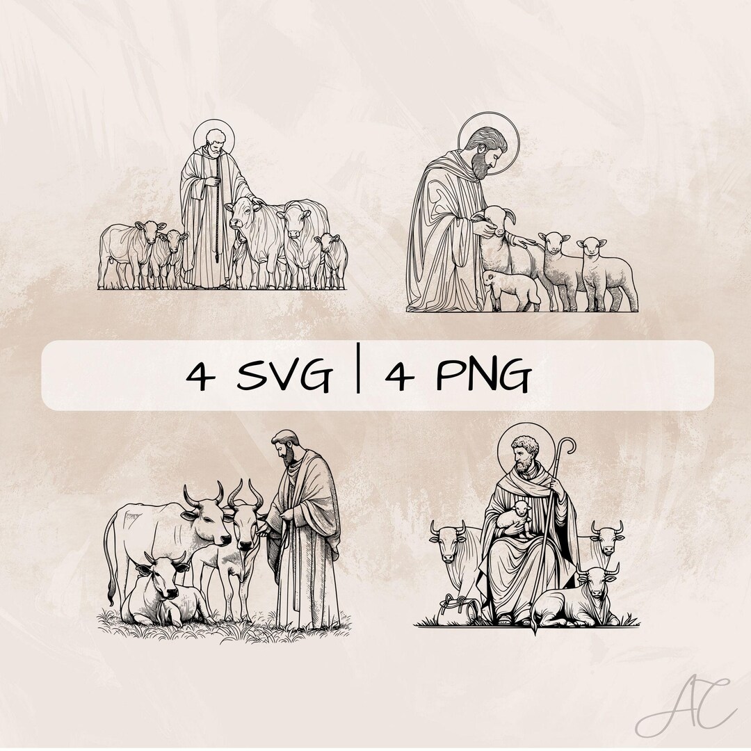 Saint Modestos SVG Bundle, Modestus of Jerusalem PNG, Patron St of ...